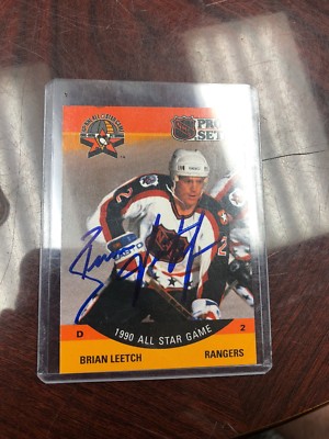 Brian Leetch Autograph All Star Card | eBay