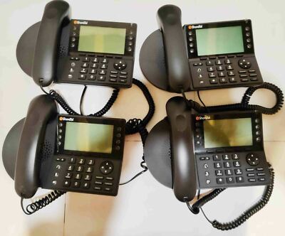 Set Di 4 SHORETEL IP480 Voip IP Telefono Nero Scrivania | eBay