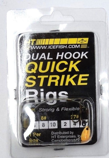 HT Dual Hook Quick Strike Rigs by Dozen 27 Test 6 Treble Hooks Qsr-6 ...