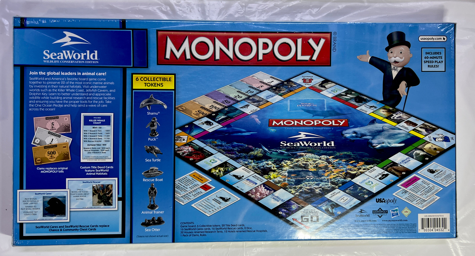 NEW Monopoly SeaWorld Wildlife Conservation Edition 2013 Game Sealed ...