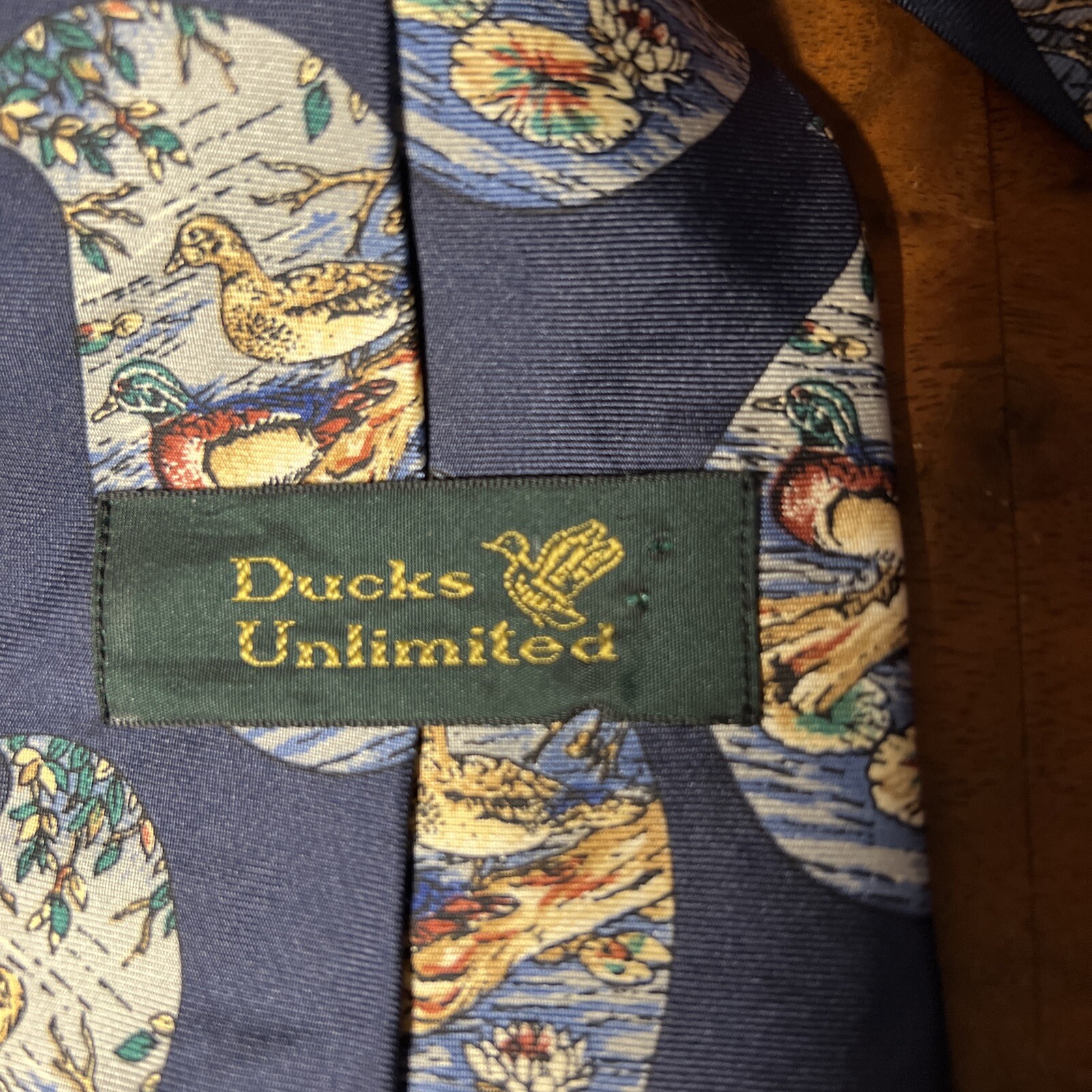 Men’s Ducks Unlimited Silk Necktie EUC | eBay