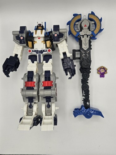 TRANSFORMERS CYBERTRON PRIMUS UNLEASHED METROPLEX with CYBERKEY -READ ...