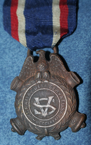 1881 SUVCW SONS OF UNION VETERANS OF THE CIVIL WAR MEDAL BAR & RIBBON ...