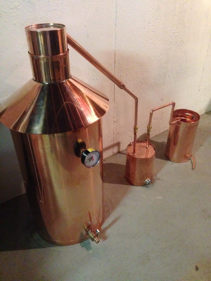 Copper Moonshine Still StillZ 20 Gal. Heavy 22 Ga. Copper Still ...