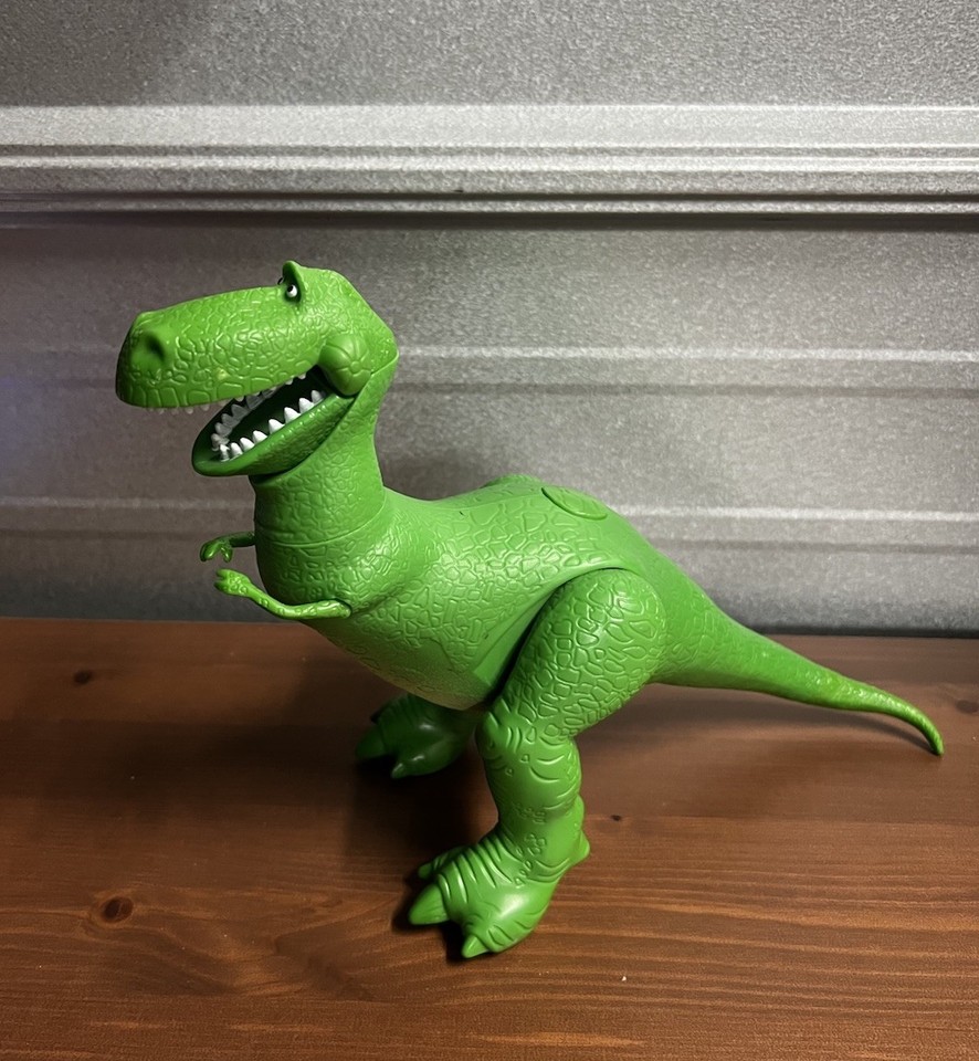 Disney Pixar Toy Story Rex Talking Dinosaur Action Figure 2018 Mattel 8 ...