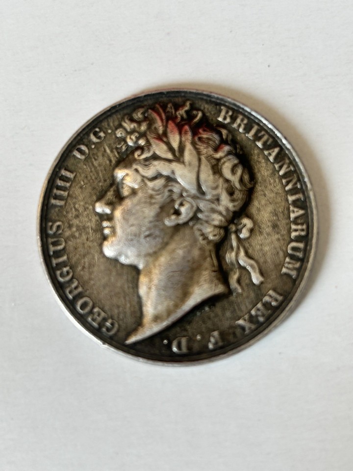 George IV 1821 Official Coronation Silver Medal/Medallion ( Eimer 1146a ...