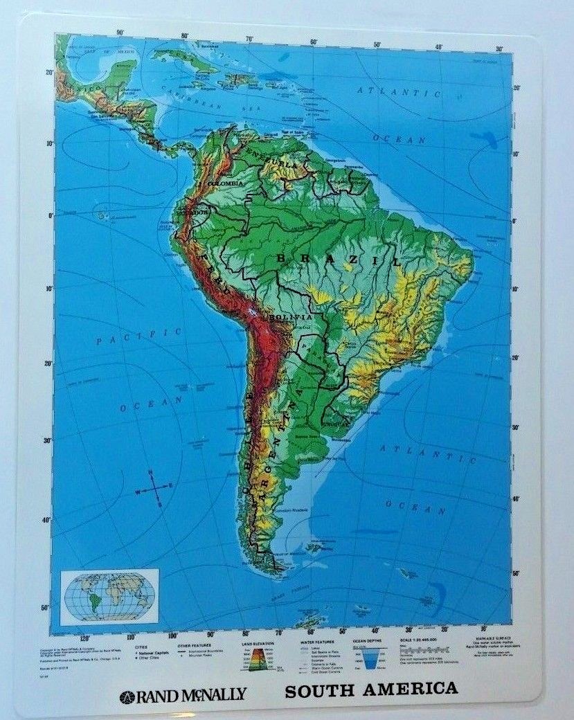 Latin America Physical Features Map Latin America Physical Map Quiz