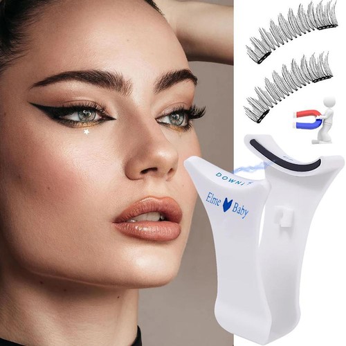 🔥Magnetic Eyelash Curler Portable Eyelash Wearing Assistive Device | eBay