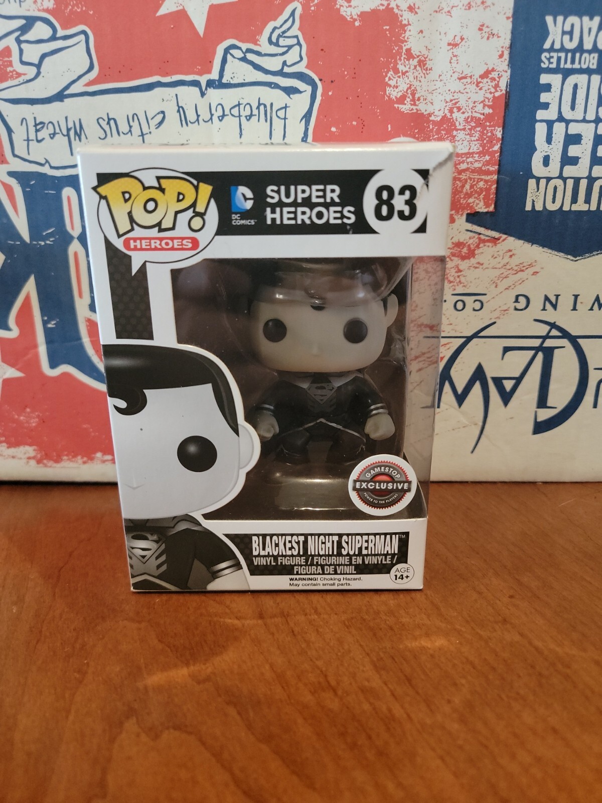 Funko POP! Heroes: Blackest Night Superman #83 - GameStop Excl - DC ...
