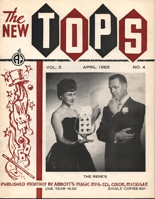 The New TOPS - April 1965 - Magic Magazine - Cover: The Rene's | eBay