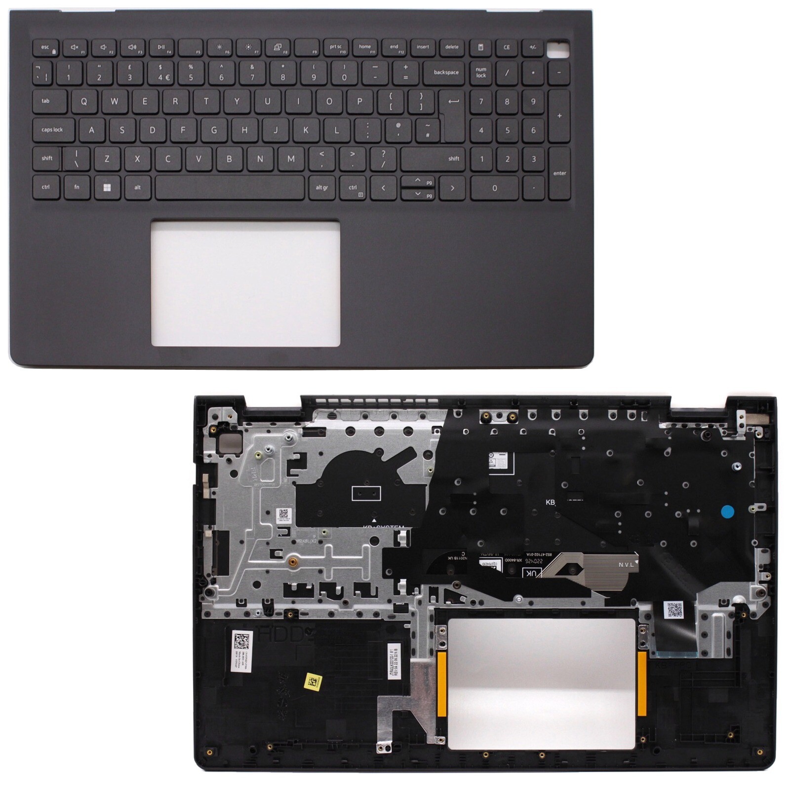 TFGN7 Genuine Dell Vostro 15 3515 3510 Palmrest Cover UK Layout ...