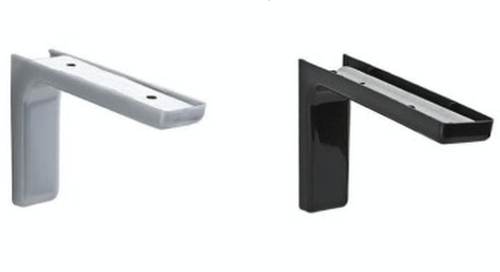 Shelf Supports Bookcase Brackets 180mm Small Black Brown or White Set ...