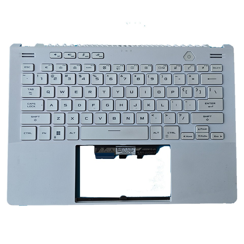For ASUS ROG Zephyrus G14 GA402 GA402R 14"White Laptop Upper Palmrest w ...