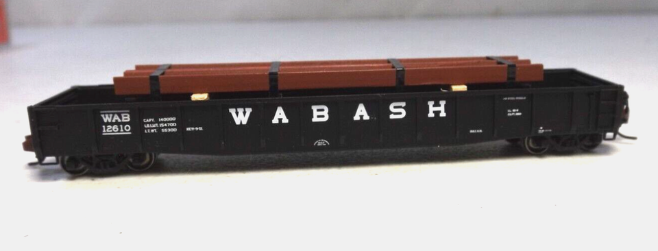 N scale BLMA Wabash 70' gondola w/load in original box (lot 6845) | eBay