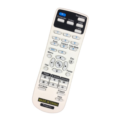 Remote Control Fit For Epson 1648806 EX9200 Pro H719A PowerLite 1224 ...