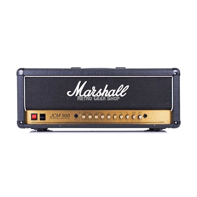 Marshall JCM 900 Model 4100 Hi Gain Dual Reverb 2-Channel 100-Watt Amp ...