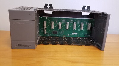 ALLEN BRADLEY SLC 500 1746-P2 SER C POWER SUPPLY W/ 7-SLOT RACK | eBay