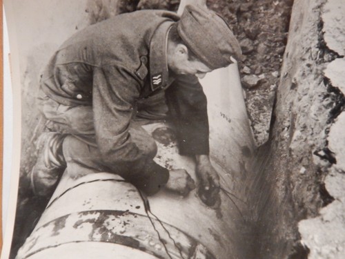 DANGER UXB LUFTWAFFE military photograph German Press WW2 Authentic ...