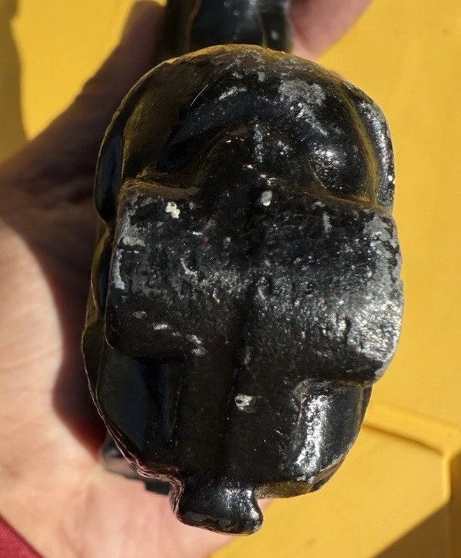 Vtg WW2 Lytle Toy Luger Pistol Dummy Prop Gun Non Firing Cast Aluminum ...