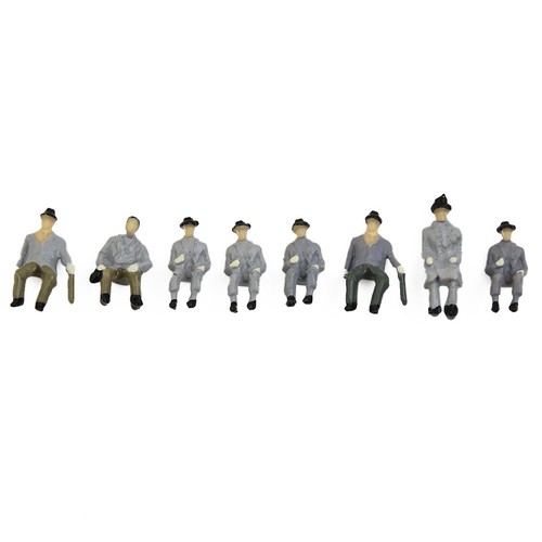 90Pcs HO Scale ALL Seated People Sitting Figures Passengers Different ...