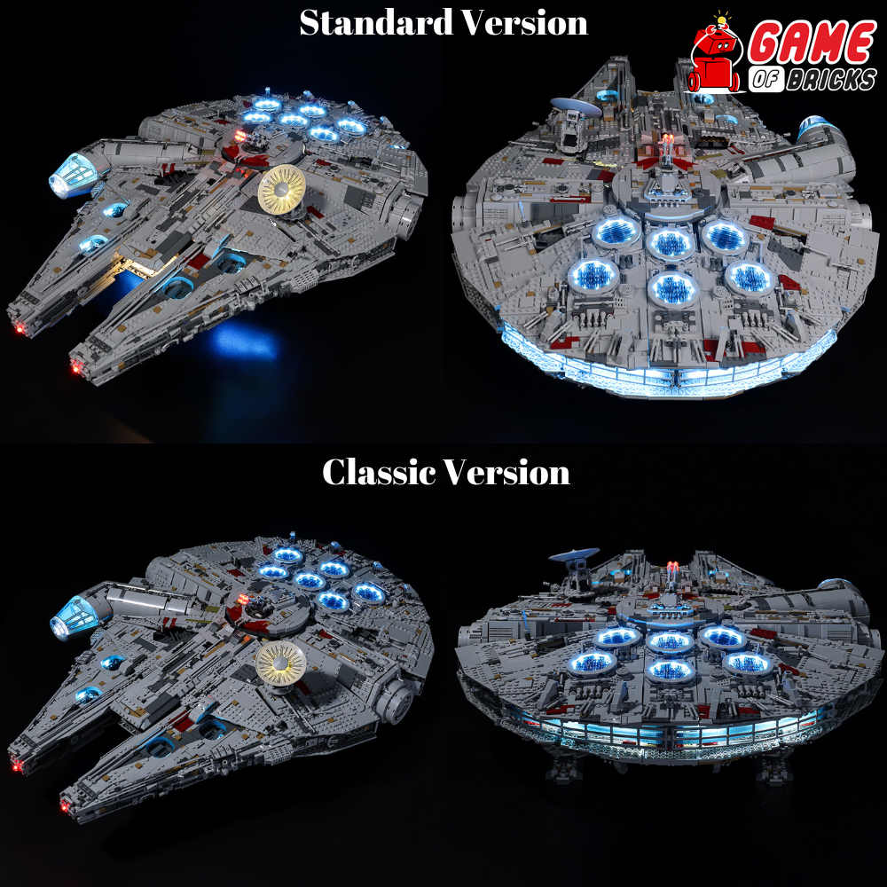 LED Light Kit for Millennium Falcon - Compatible with LEGO® 75192 (RC+ ...