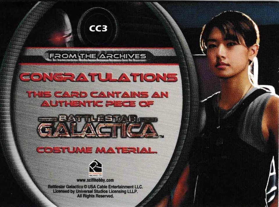 BATTLESTAR GALACTICA PREMIERE CC3 LT. SHARON VALERII GRACE PARK COSTUME ...