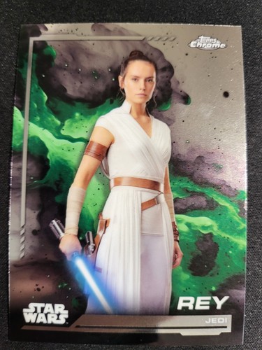2024 Topps Chrome Star Wars Rey Card #112 | eBay