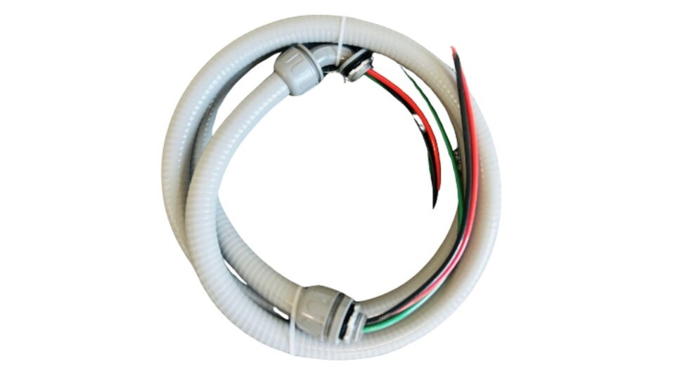 Tuttokool 6FT 3/4" Electrical AC Whip Kit,Nonmetallic Liquid Tight ...