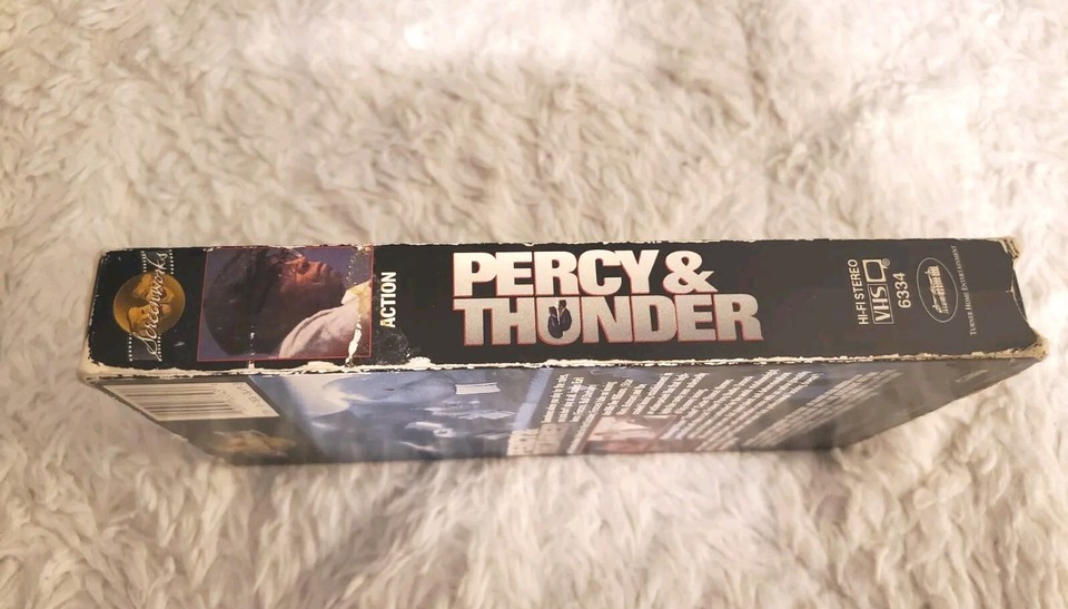 PERCY & THUNDER VHS 1995 Boxing JAMES EARL JONES Billy Dee Williams ...