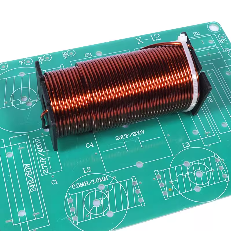 2mm 1mH~5.6mH Audio Amplifier Speaker Oxygen-Free Copper Coil Crossover ...