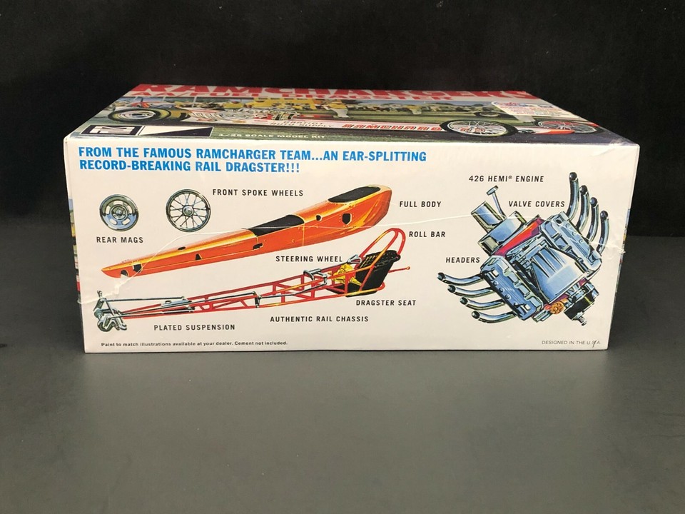 MPC Ramchargers AA/Fuel Dragster 1:25 Scale Plastic Model Kit 940 NIB ...