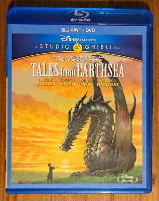 TALES FROM EARTHSEA - Disney Studio Ghibli Blu Ray + DVD Timothy Dalton ...