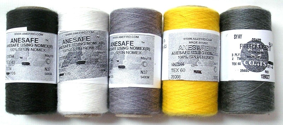 Nomex Fire Retardant Thread 100, 200, 500 yd Spool from Tex 24 up to ...