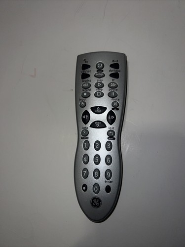 GE RC24914-E JC024 Genuine DVD VCR Blue Ray Remote Control Silver ...