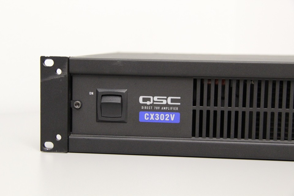 QSC CX302V Professional Commercial Grade 2 Channel Stereo Power ...