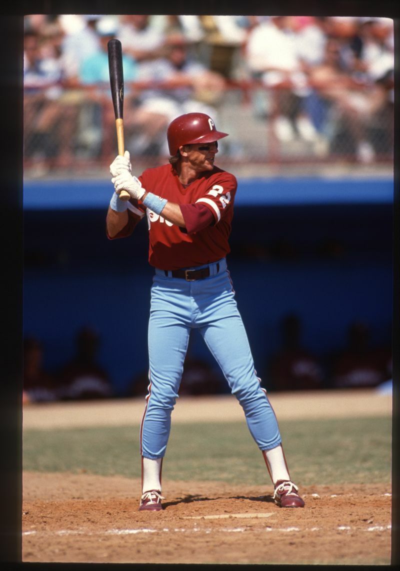 Lot of (11) 1983-89 Phillies BOB DERNIER Original 35mm Slide ...