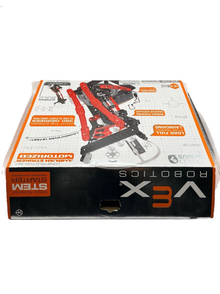 Vex Robotics Ambush Striker Motorized 270 Pieces -NEW Stem Build Genius ...