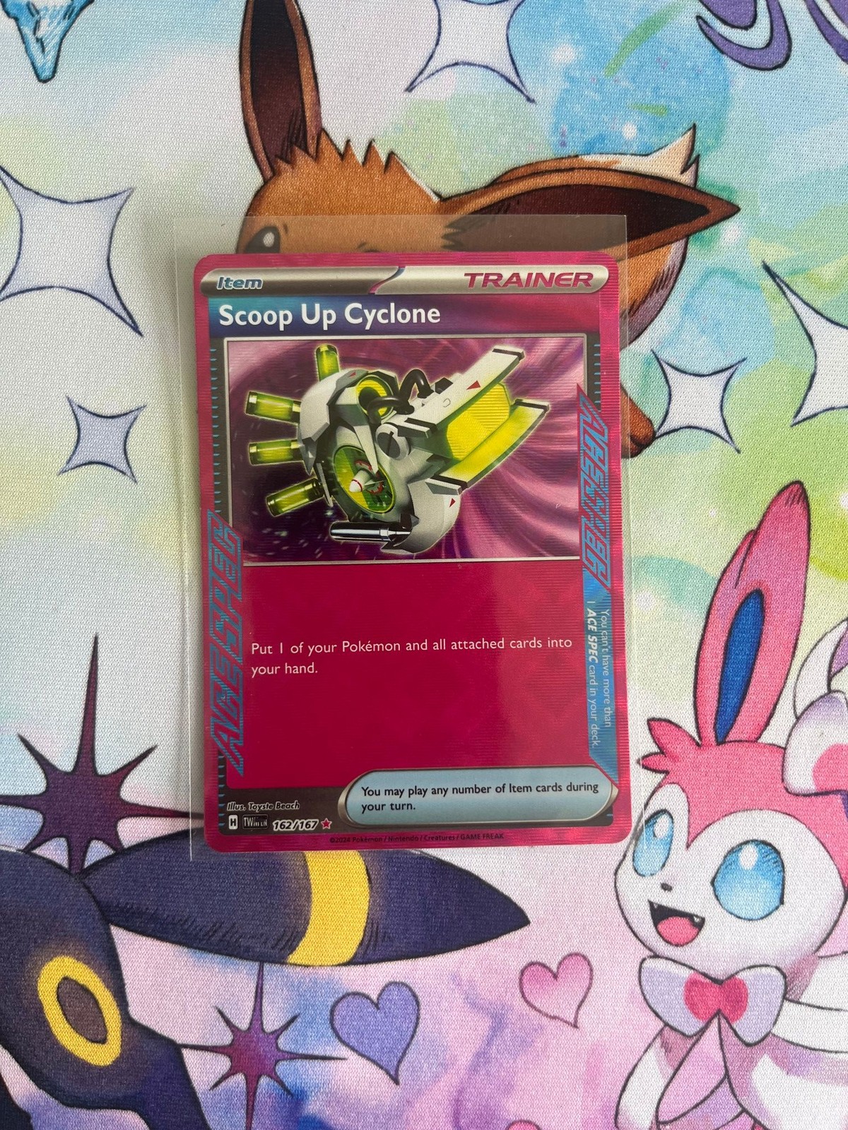 Scoop Up Cyclone 162/167 ACE SPEC Rare Twilight Masquerade Pokemon NM ...
