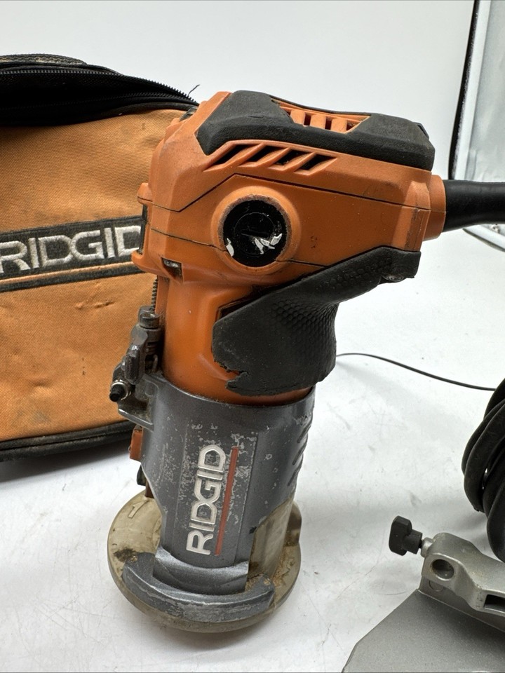 RIDGID 5.5 Amp Compact Fixed-Base Corded Router R2401 - Tested, Works ...