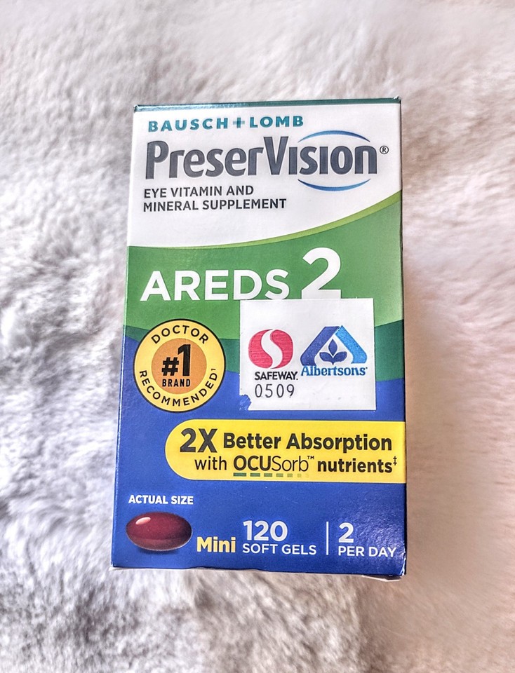 PreserVision Areds 2 Formula 120 Mini Softgels | eBay