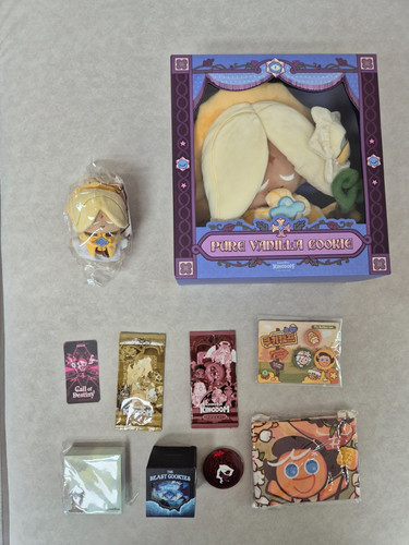 Many Gift + NEW Cookie Run Kingdom Pure Vanilla Cookie Doll Plush ...