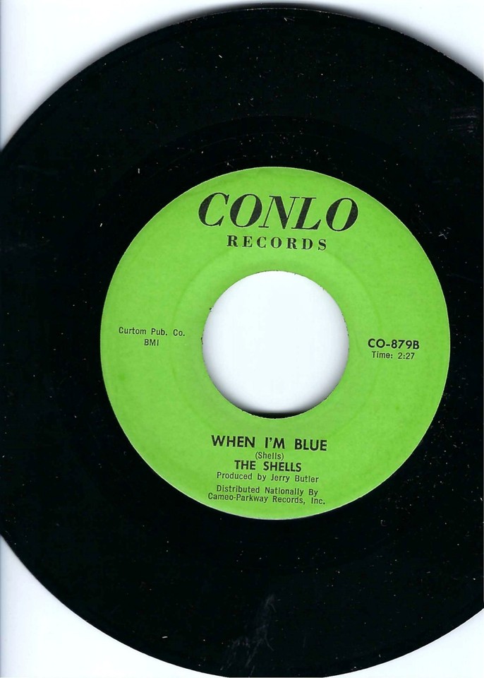 THE SHELLS- "WHIPLASH"/"WHEN I'M BLUE"- CONLO 879- N.MINT | eBay