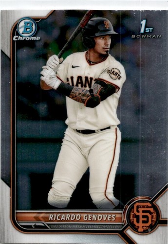 2022 Bowman Baseball Chrome Prospects Ricardo Genoves #BCP-60 FBC | eBay