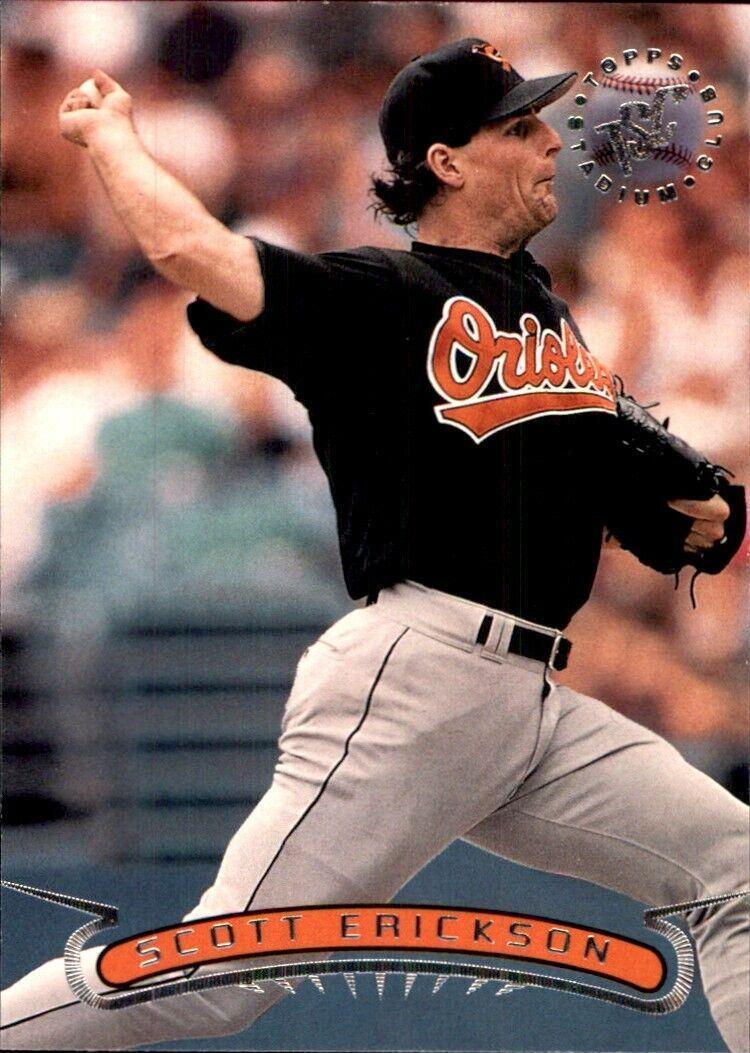 1996 Topps Stadium Club - Scott Erickson #51 Mickey Mantle Cereal Box ...