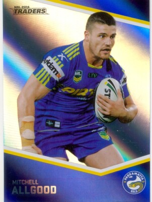2014 NRL Traders Silver Parallel card P90 Mitchell Allgood - Parramatta ...