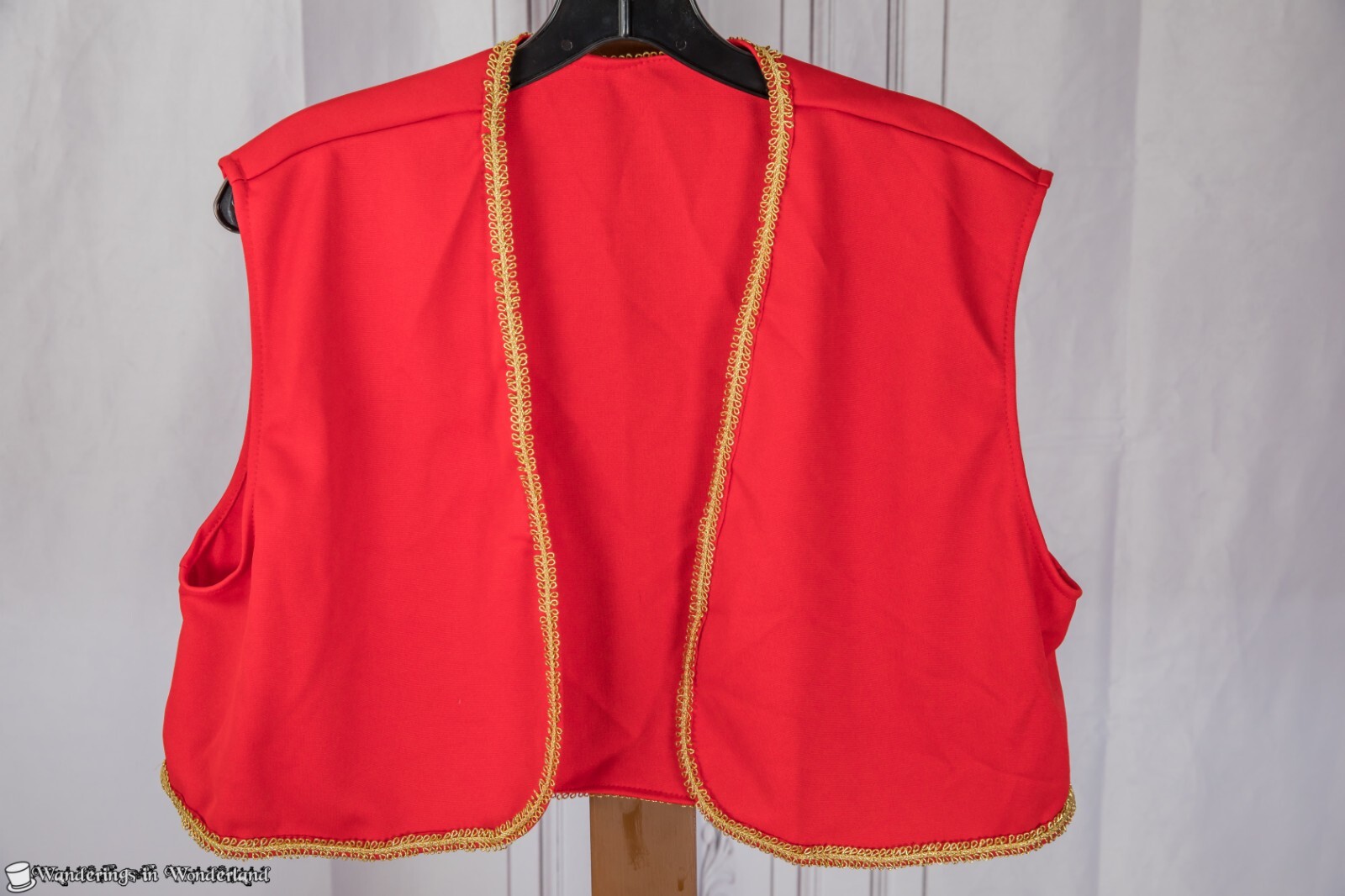 Vest Red Alexanders Costumes Genie One Size Arabian Sultan Aladdin ...