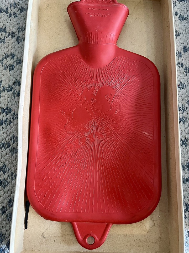 Vtg Rexall Drug Co Defender R 339 Red 2 Quart Hot Water Bottle w ...