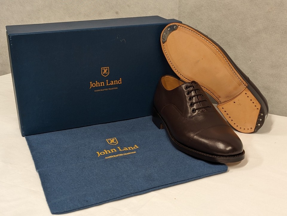 British Army John Land Brown Leather Officers Parade Service Shoes | eBay