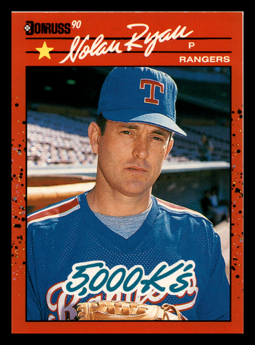 1990 Donruss Nolan Ryan HOF Texas Rangers #665 NM-MINT | eBay