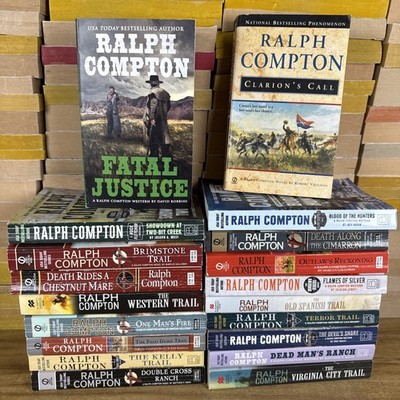Ralph Compton Lot of 19 Paperback Western Books | eBay